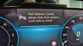 !! Park Distance Control Error | GOLFMK8 - VW GTI MK8 Forum / VW Golf R ...